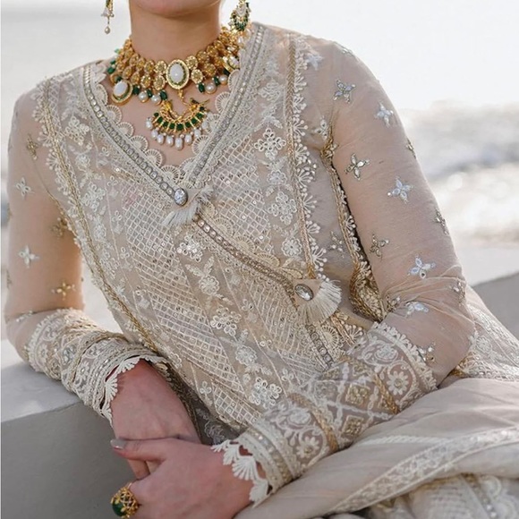 Dresses | New3 Piece Pakistan Dress Qalamqar Laxaury Lawn 223 | Poshmark
